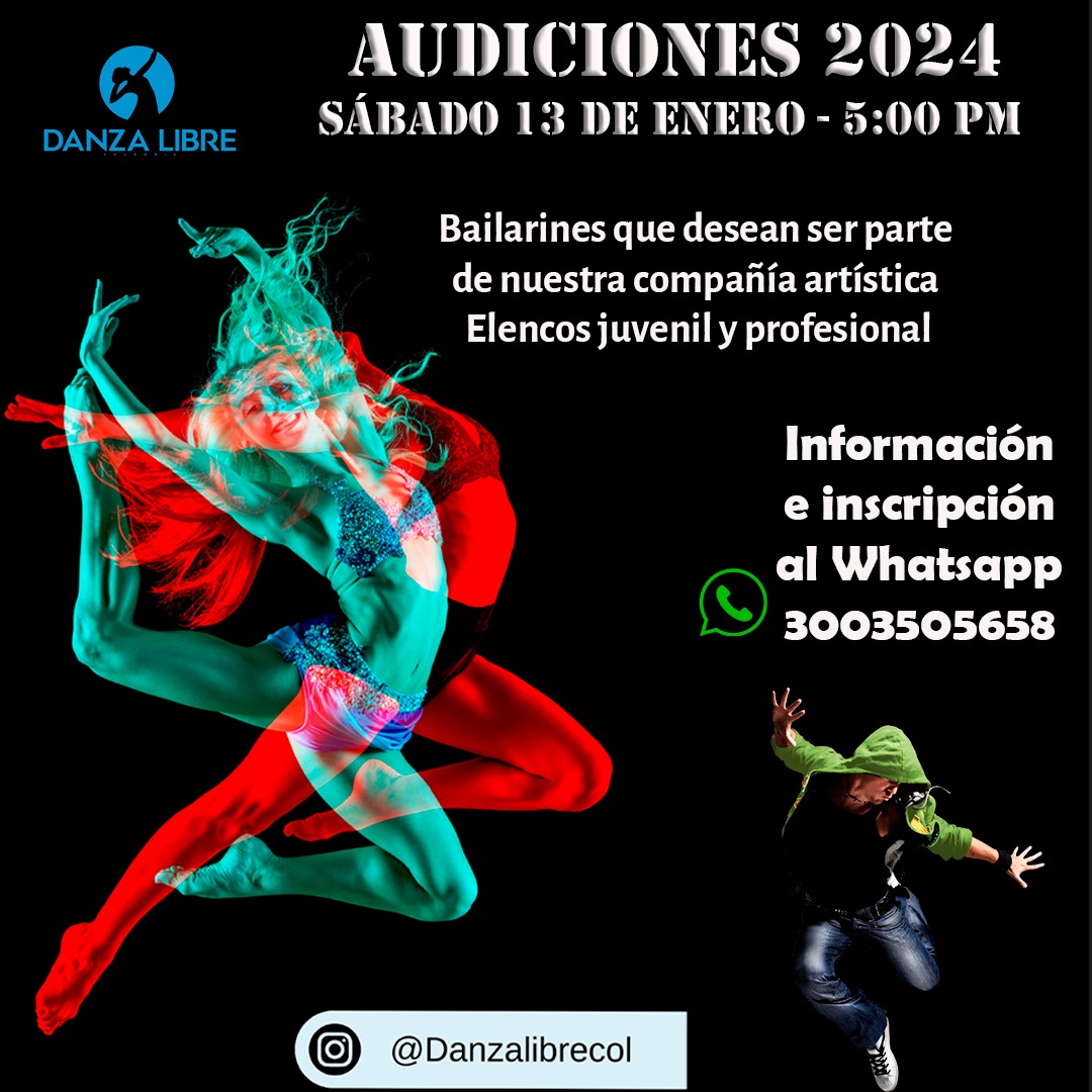 INSCRIPCIONES DANZA LIBRE – DANZA LIBRE COLOMBIA